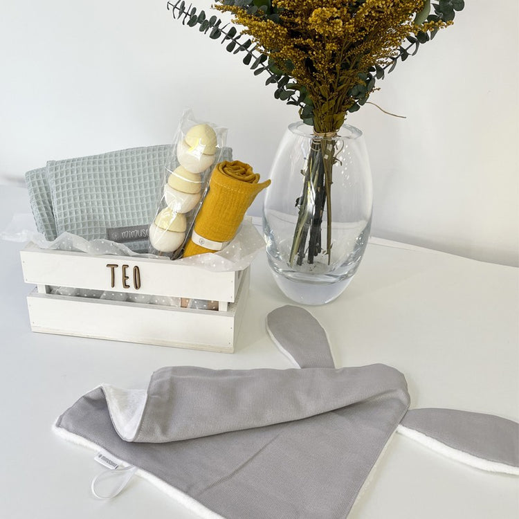 Canastillas para bebé personalizadas y cestas bebé | Mimuselina